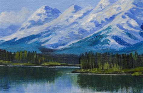 Snowy Mountain Peaks Margo Munday Fine Art Classical And