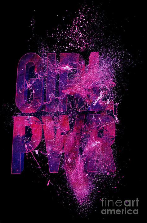 Glittering Girl Power Digital Art By Arkitekta Art Fine Art America