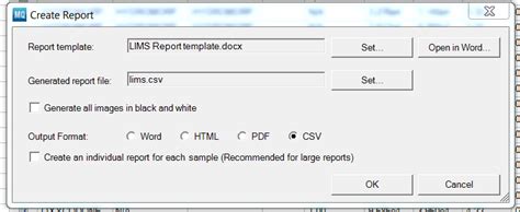 How Is A Multiquant™ Software Report Created In Csv Format