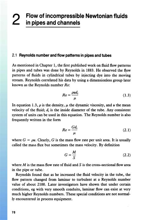 SOLUTION: Flow of incompressible newtonian fluids in pipes and channels - Studypool