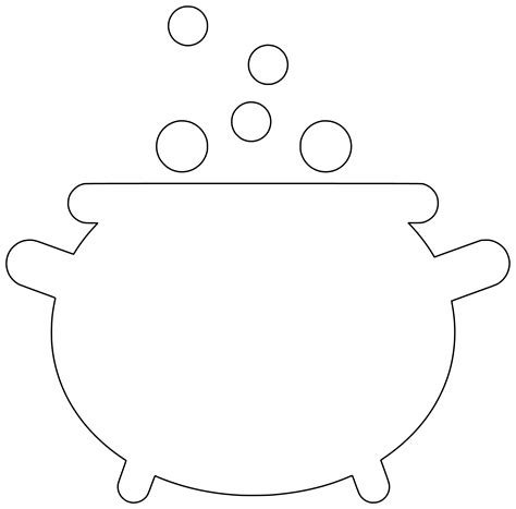 Shape Of Cauldron Free Printable Papercraft Templates