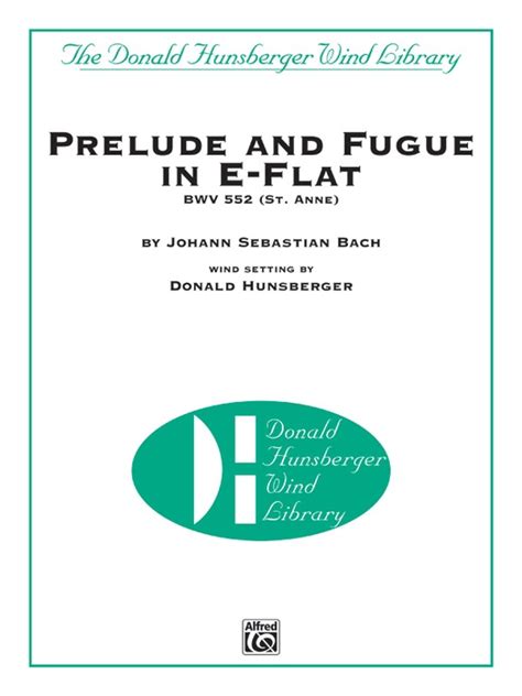Prelude And Fugue In E Flat Bwv 552 St Anne Concert Band Conductor