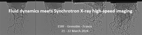 Fluid Dynamics Meets Synchrotron X Ray High Speed Imaging