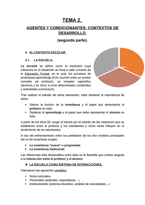 Tema 2 Parte 2 Desa Apuntes CurrÍculumprofesoralumno Tema 2 Agentes Y Condicionantes