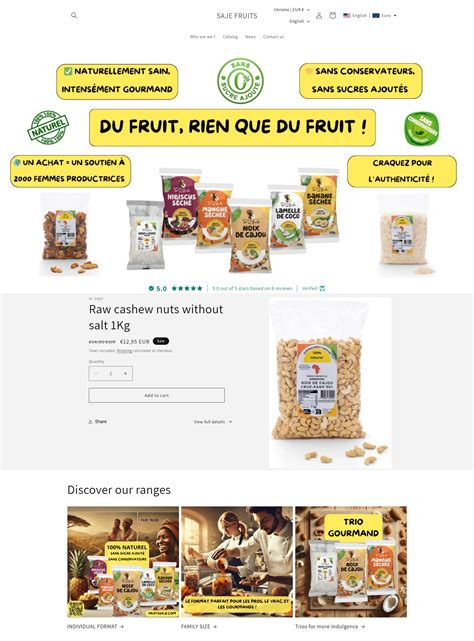E Commerce With Purpose Fruits Sajes Growth Story —