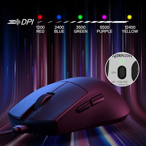 K1ng 1k M724 Wired Gaming Mouse Redragon India