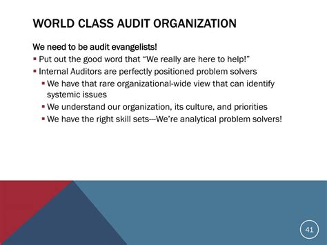 Ppt World Class Audit Organization Powerpoint Presentation Free