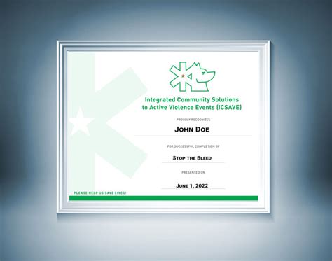 Stop The Bleed Certificate