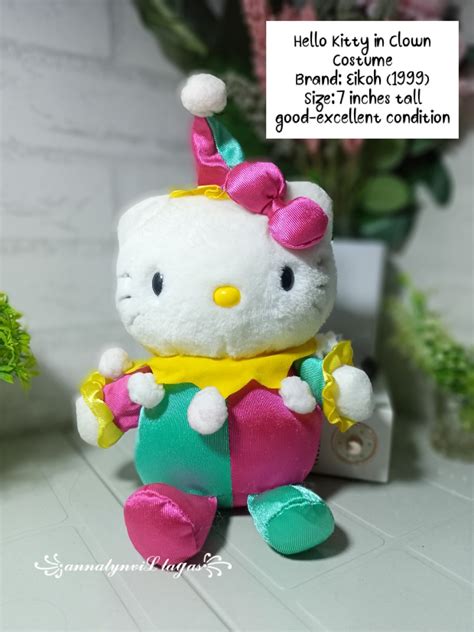 Hello Kitty Clown Hobbies And Toys Toys And Games On Carousell