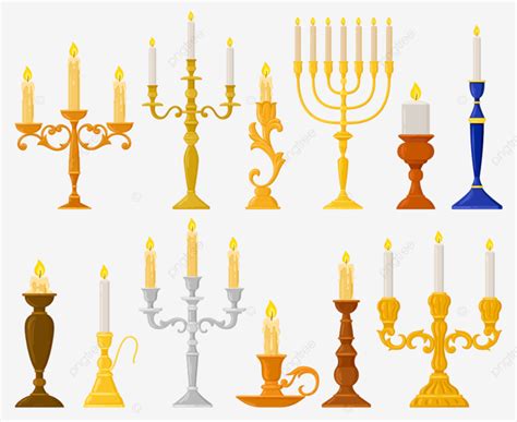 Candlesticks Vector Hd Png Images Cartoon Ancient Candlesticks