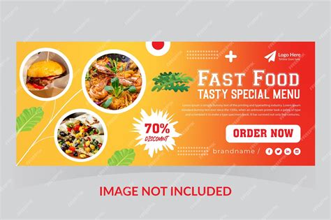 Premium Vector Food Banner Design