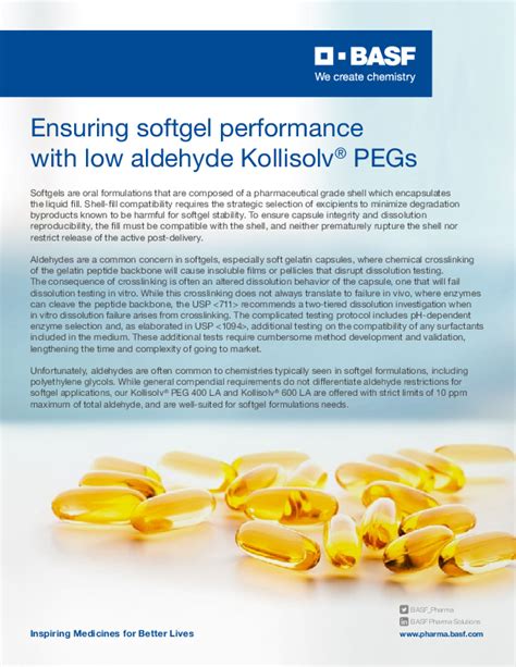 Kollisolv® Peg 400 Solvents Co Solvents Basf Pharma 42 Off
