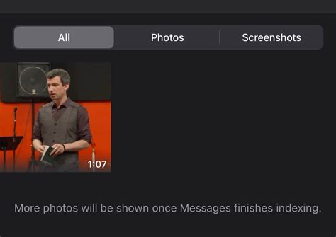 Photos Not Showing In Messages Info Tab Apple Community