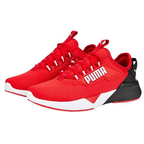 Tenis Mod 37708506 Para Joven Puma Color Rojo