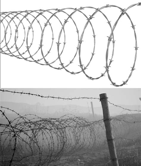 Brunos Spiral A Spiral Barbed Wire Fence