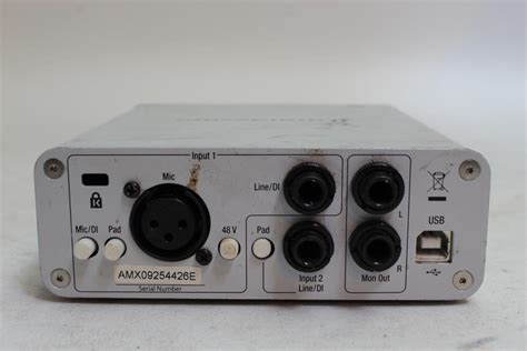 Digidesign Mbox Audio Interface Property Room