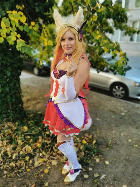 Star Guardian Ahri Cosplay By Purplepastelchalk On Deviantart
