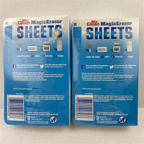 Mr Clean Magic Eraser Sheets 16 Count 32 Total Thin Dry Sheets
