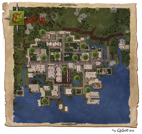 Arquivo Carlin Map Big  Tibia Wiki A Enciclopédia Do Tibia