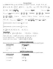 Formula Sheet MT 2 Pdf Formula Sheet H M E 1 610 19 C D E B H P D 0 E B E D L H Dl