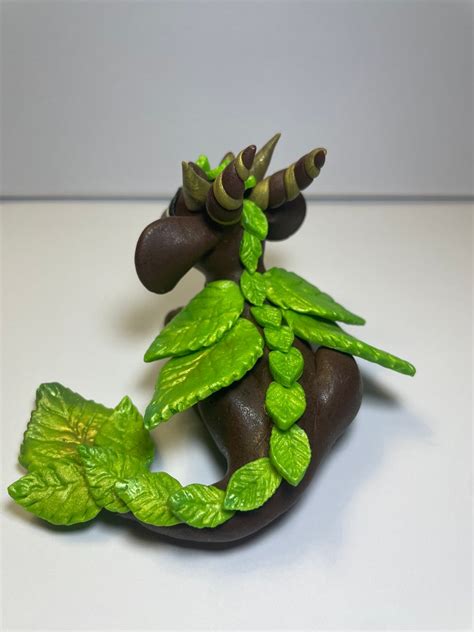 Clay Dragon Sculpture Etsy