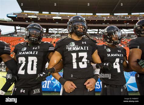 October 20 2018 Hawaii Rainbow Warriors Quarterback Cole Mcdonald