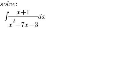 Solve X 1 X 2 7x 3 Dx Tinku Tara