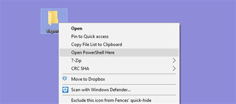 Comment Ajouter Ouvrir Powershell Ici Au Menu Contextuel D Un Dossier