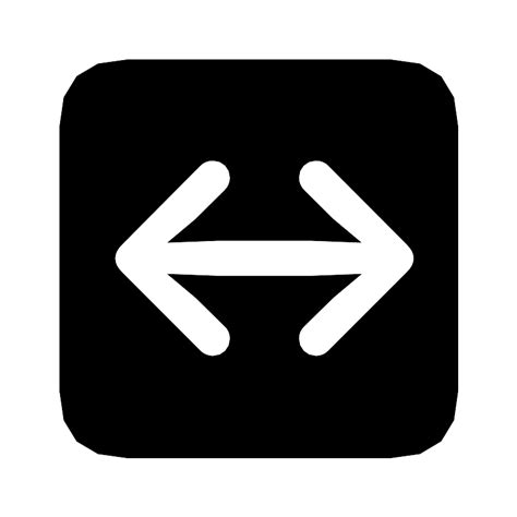 Arrow Left Right Square Fill Vector SVG Icon SVG Repo