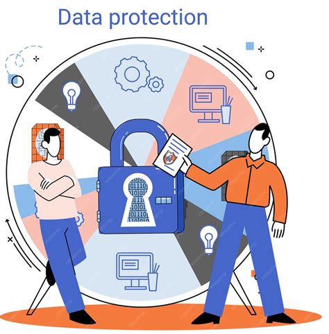 Premium Vector Data Protection Privacy Internet Security Secure Data Management Protect Data
