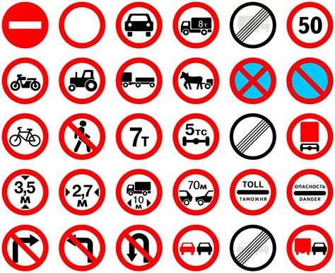 Всички забранителни пътни знаци АвтоТачки
