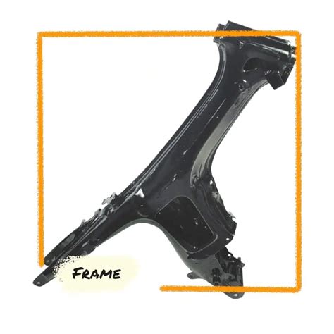 Honda 70cc Chassis Body Frame High Quality Ahsan Autos