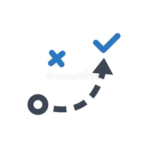 Icono Del Planeamiento Estratégico Ilustración del Vector Ilustración