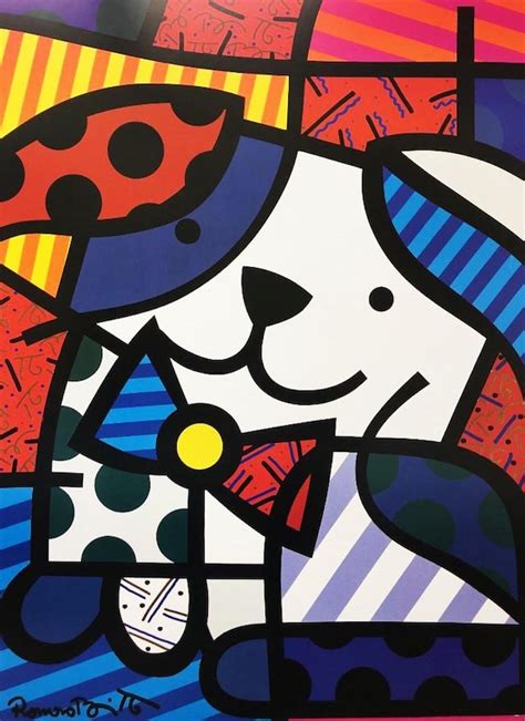 Romero Britto Arte Happy Anniversary Israel