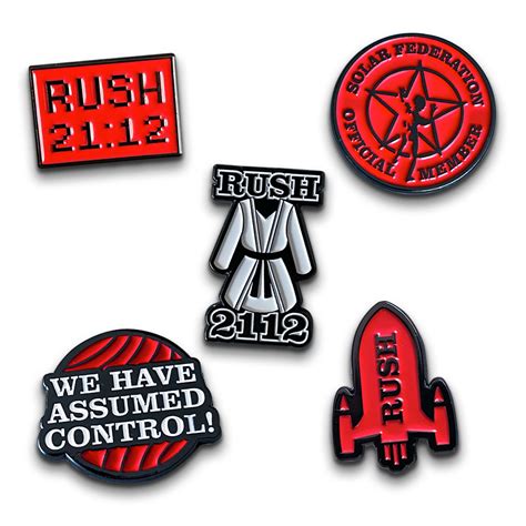 Rush Enamel Pin Collection Series 1 Bundle