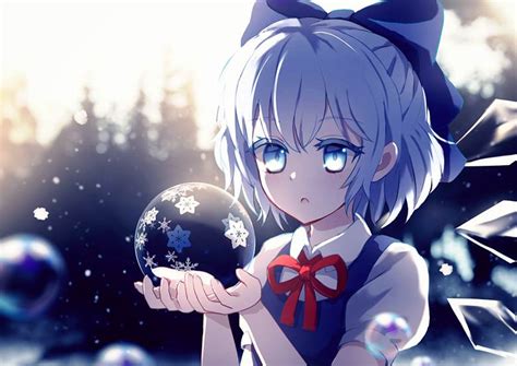 肥皂泡 插画师ぢせ的琪露诺插画图片 BoBoPic