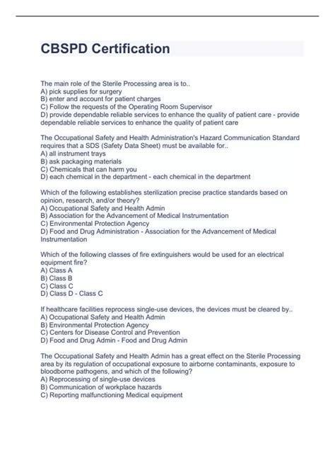 Cbspd Certification Questions With Correct Answers 2024 Cbspd Stuvia Us
