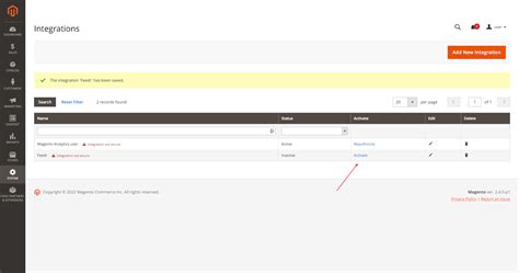how to configure a magento e commerce