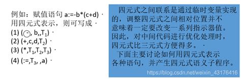 编译原理 语法制导翻译、后缀表达式、三元、四元三元式 Csdn博客