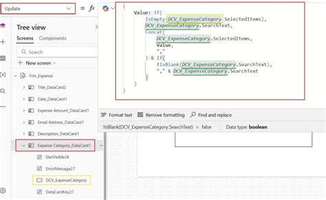 how to concatenate power apps combo box value with a custom value