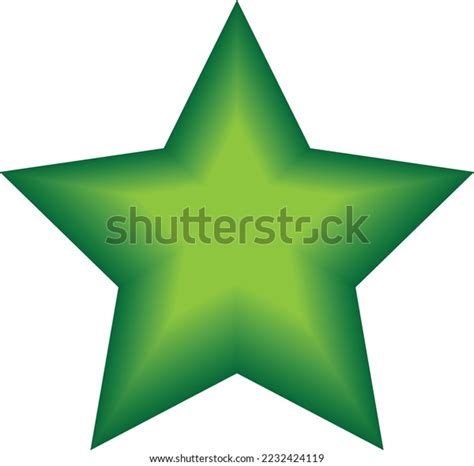 Star Grren Star Vector Star Stock Vector Royalty Free 2232424119