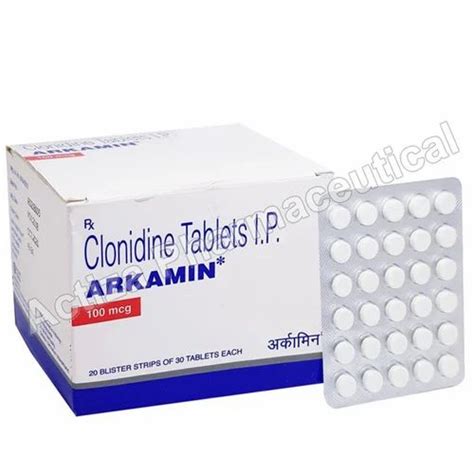 Clonidine 100 Mg At Best Price In Surat By Actiza Pharmaceutical