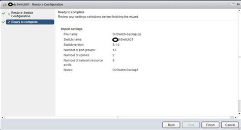 How To Backup Restore A VMware VSphere Distributed Virtual Switch VDS Sunnydua