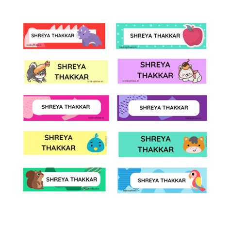 Waterproof Labels Bibliophiles