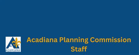 Acadiana Planning Commission Apc Staff