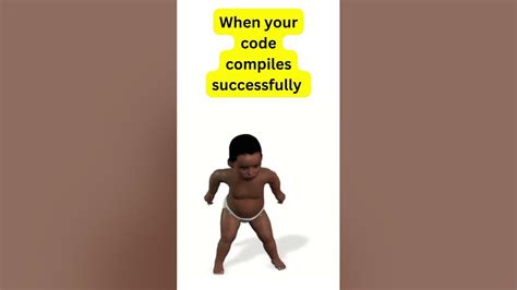 When Your Code Compiles Successfully Coding Memes Youtube