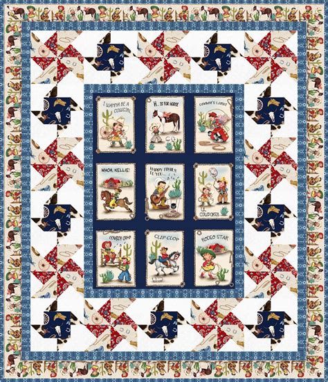 Lil Rodeo Happy Trails Quilt By Christine Stainbrook