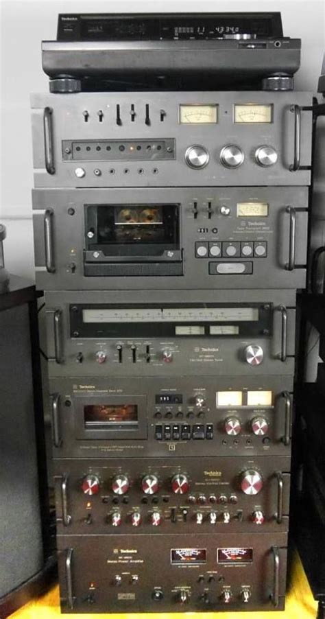 Vintage Stack With Technics Se 9600 Su 9600 St 9600 Rs 678 Rs 9900 Sl P1200