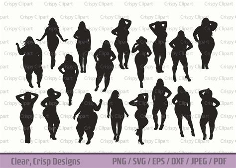 Paquete SVG para mujeres grandes y hermosas archivo de corte Etsy España