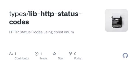 Github Typeslib Status Codes Status Codes Using Const Enum